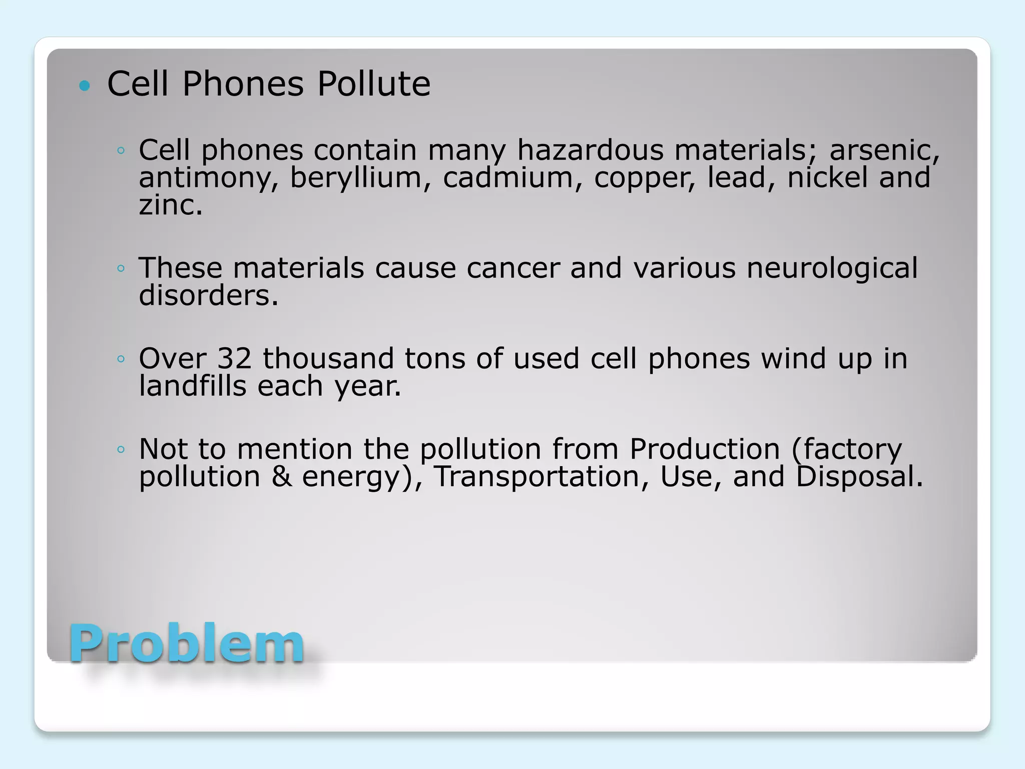 Cell Phone Re-Design (concept) | PPT