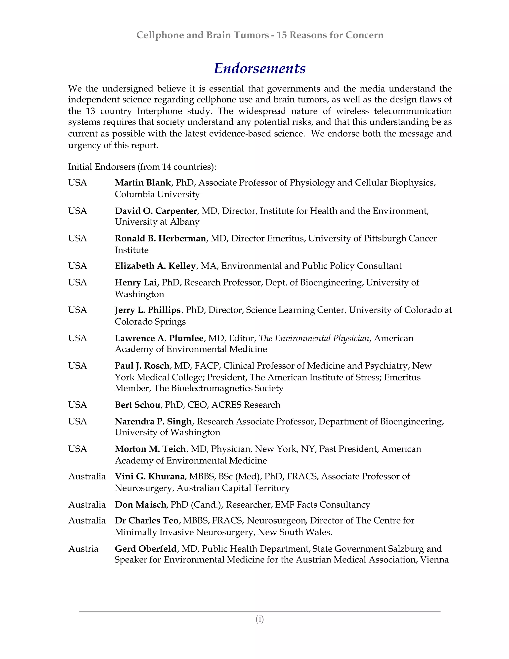 Cell Phones And Brain Cancer | PDF