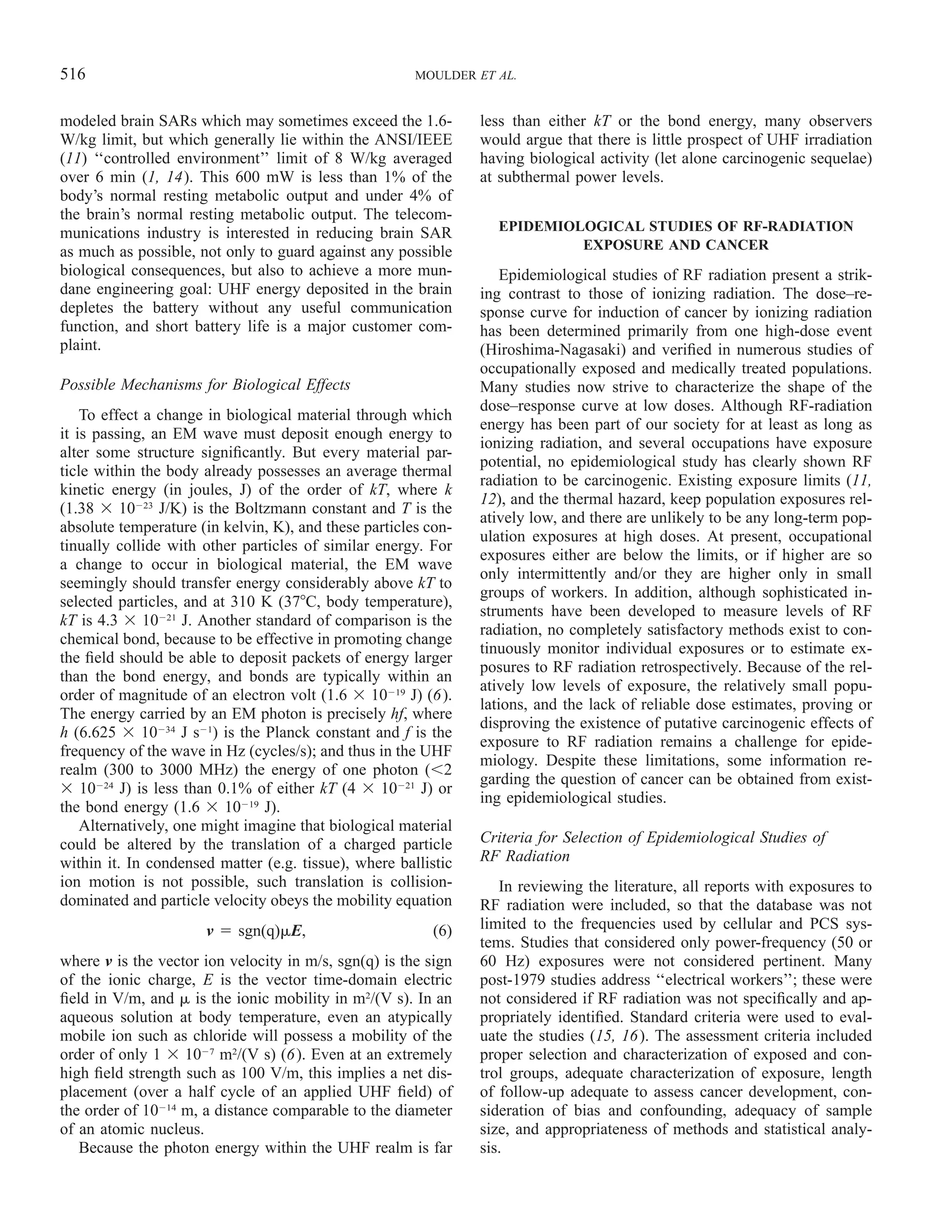 Cell phones and cancer what is the evidence for a connection | PDF