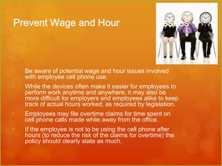 Cell phones at work for Managers | PDF
