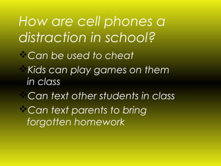 Cell phones powerpoint | PPT