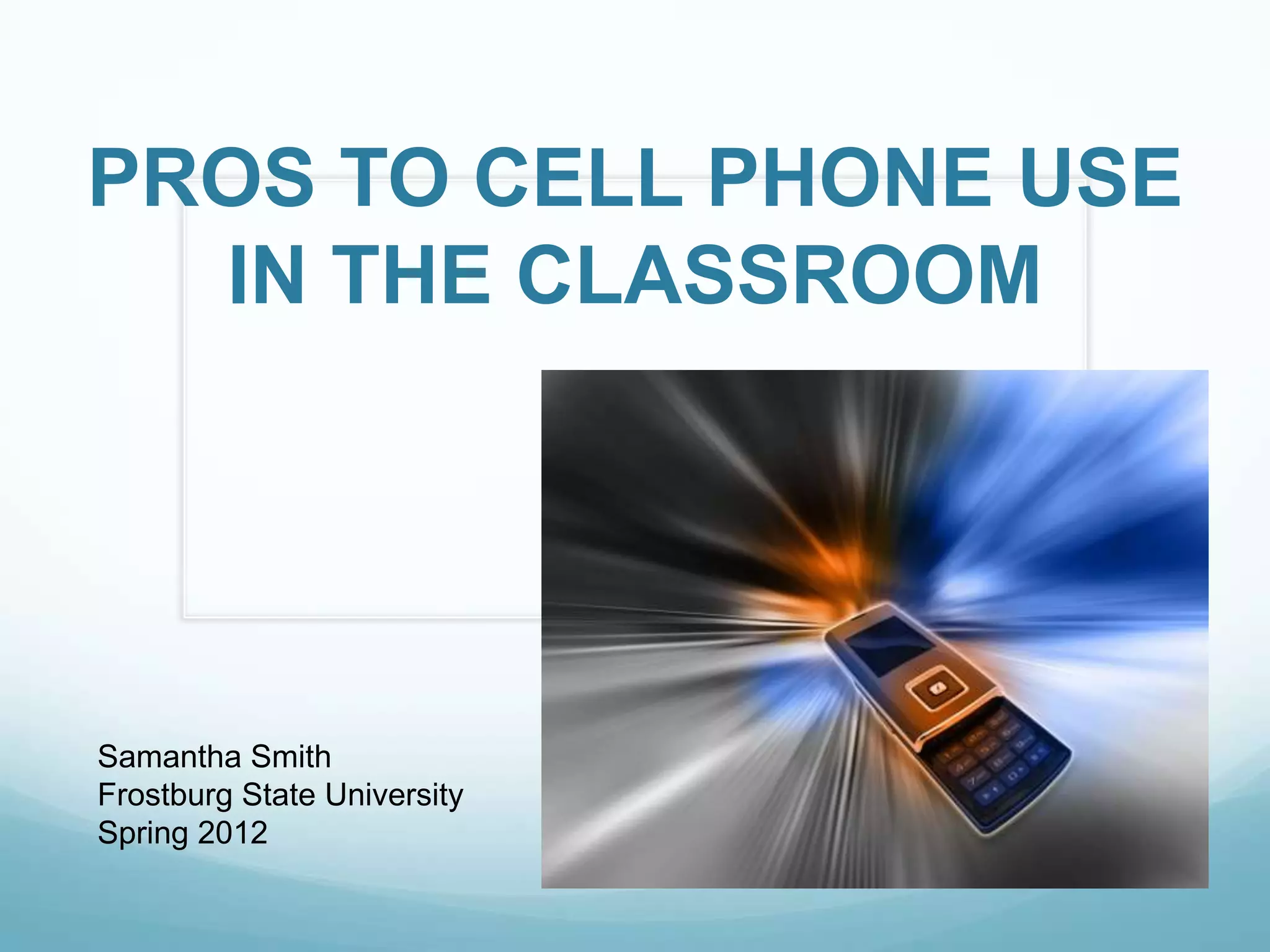 Cell phones powerpoint2 | PPT