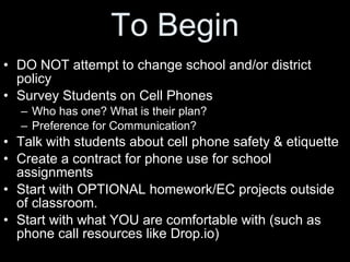 Cell Phones With Class | PPT