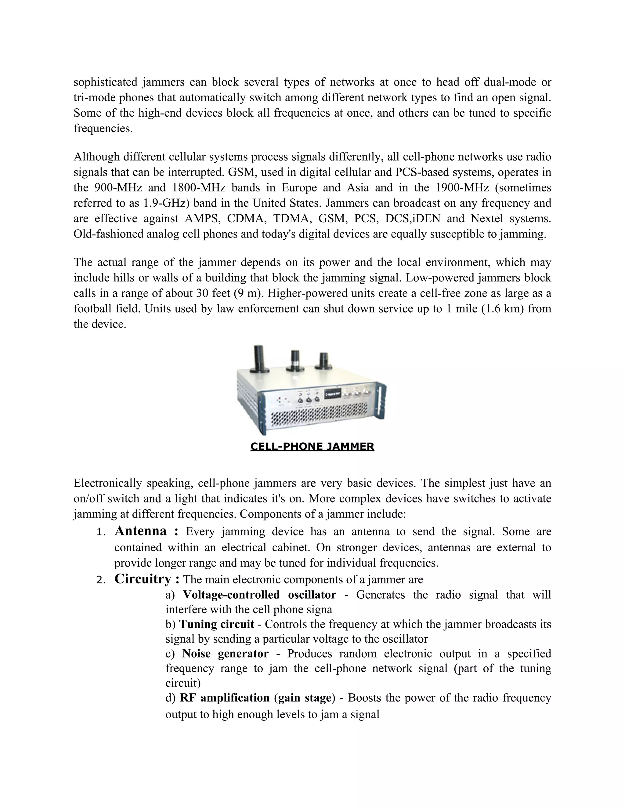 Cell phone technology | PDF