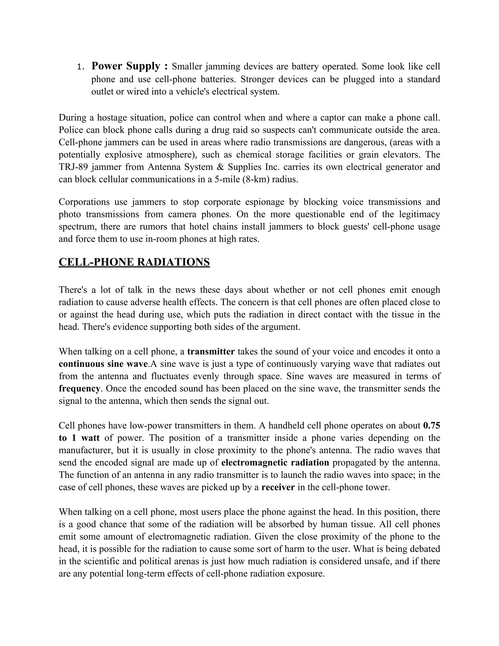 Cell phone technology | PDF