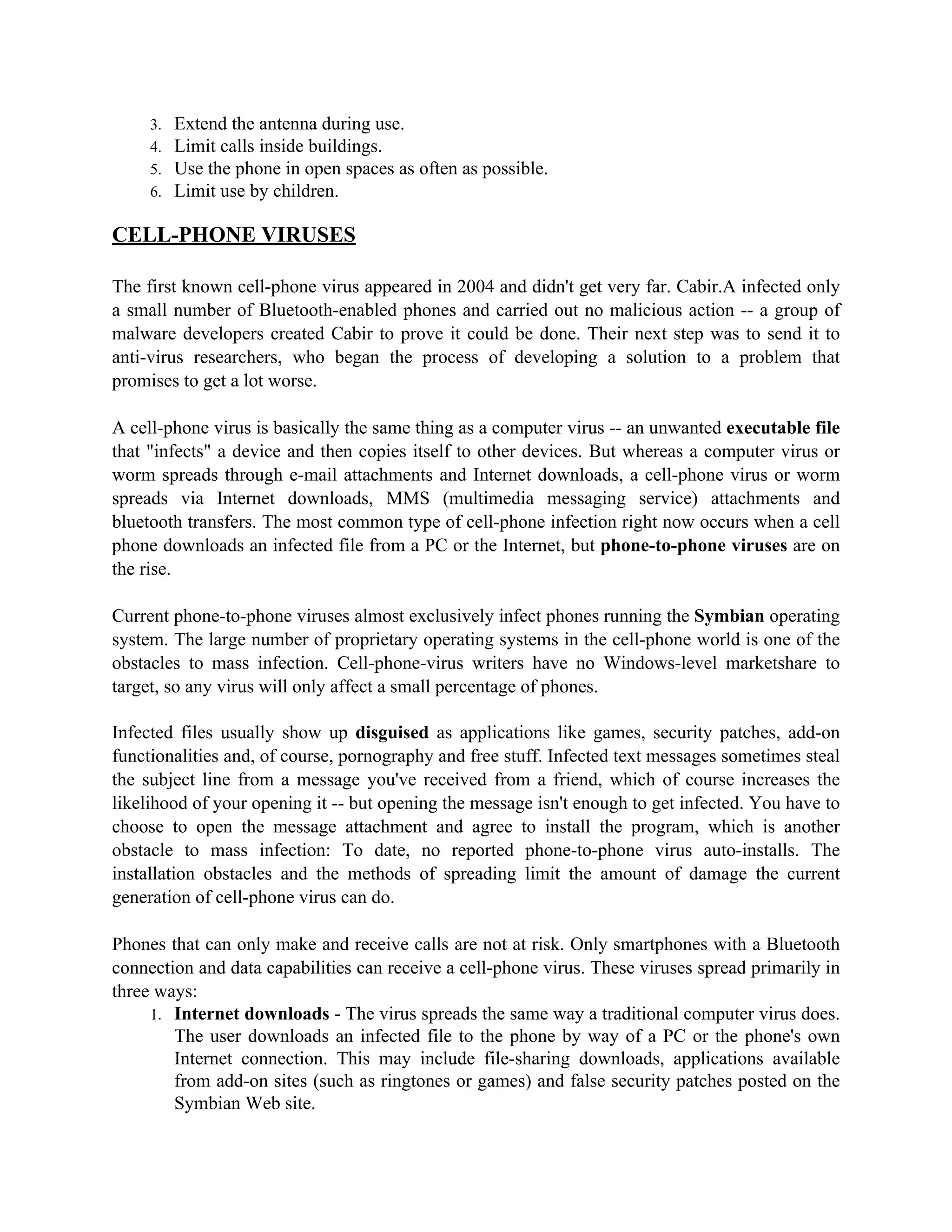 Cell phone technology | PDF