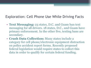Cell phone use while driving | PPT