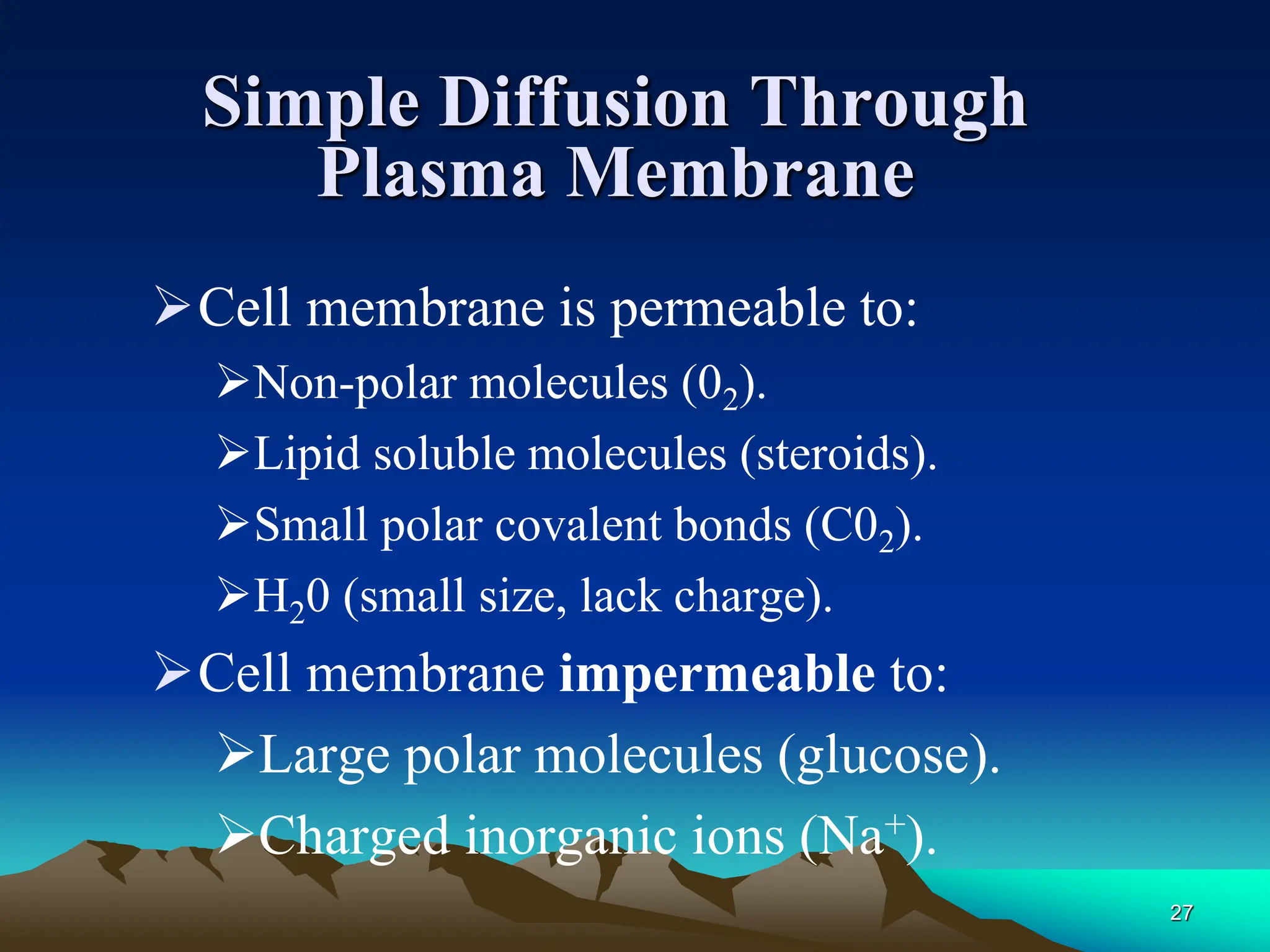 general physiology for pharmacy students cell physiology | PPT