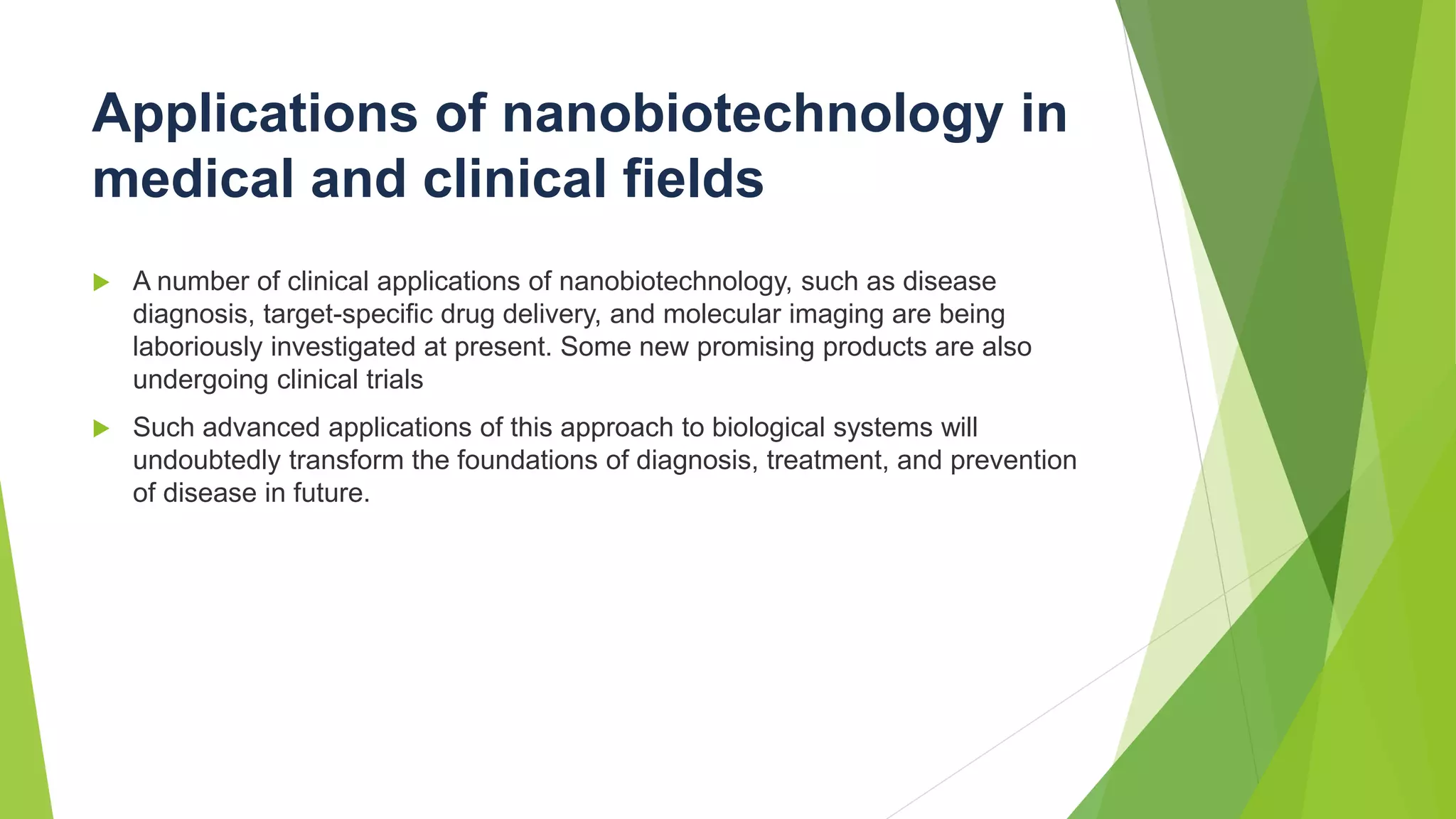 Future prospects of nanotechnology | PPTX