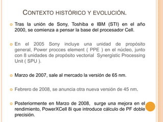 Arquitectura de computadores: IBM Cell processor | PPTX