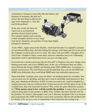 IBM’s Cell Processor : The next generation of computing? | PDF