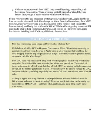 IBM’s Cell Processor : The next generation of computing? | PDF