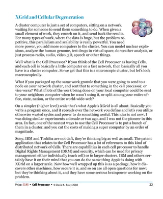 IBM’s Cell Processor : The next generation of computing? | PDF