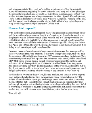 IBM’s Cell Processor : The next generation of computing? | PDF