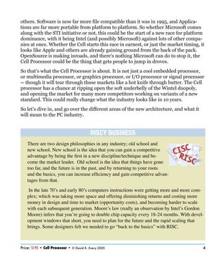 IBM’s Cell Processor : The next generation of computing? | PDF