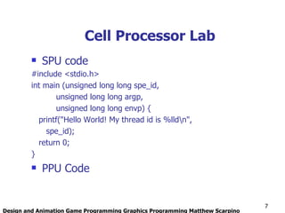 Cell processor lab | PPT