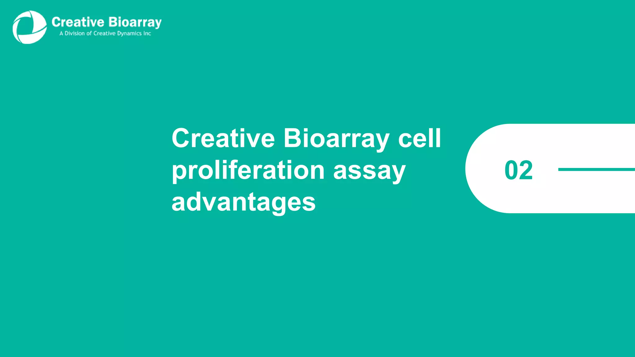 Cell proliferation assay services | PPTX