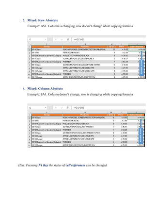 Cell references | PDF | Chemistry | Science