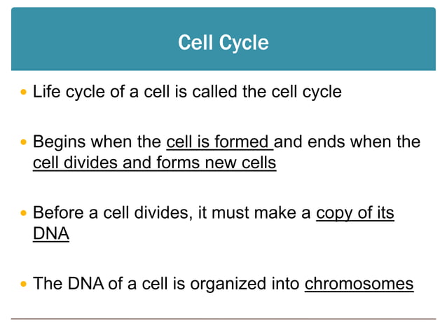 Cell Reproduction | PPTX