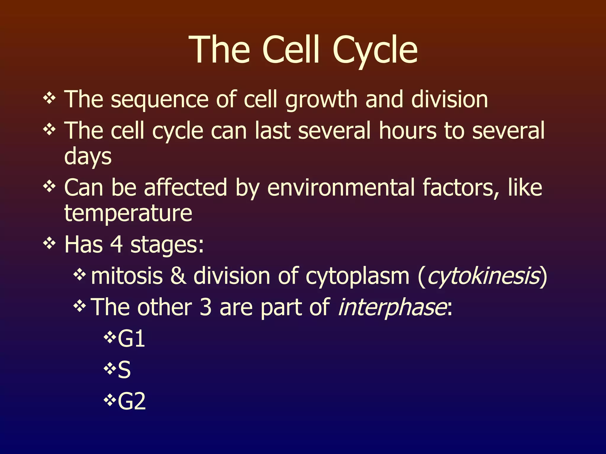 Cell Reproduction | PPT | Reproductive Health | Diseases and Conditions
