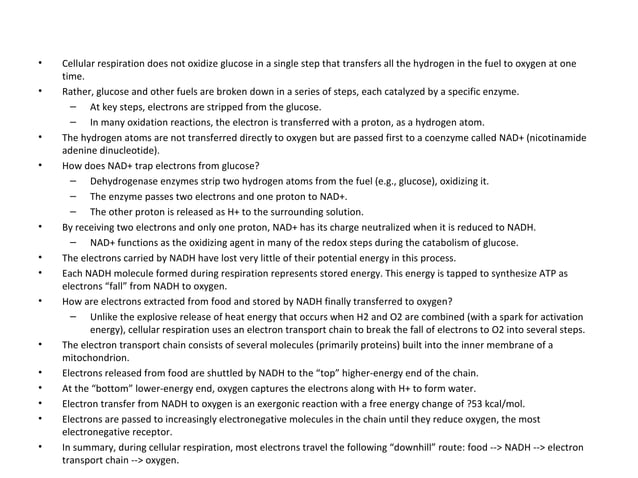 Cell Respiration Notes | PPT