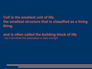 Cells | PPT