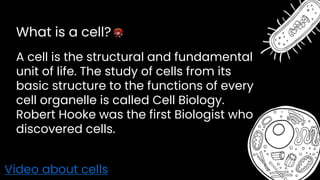 cells.pptx | Biological Sciences | Science