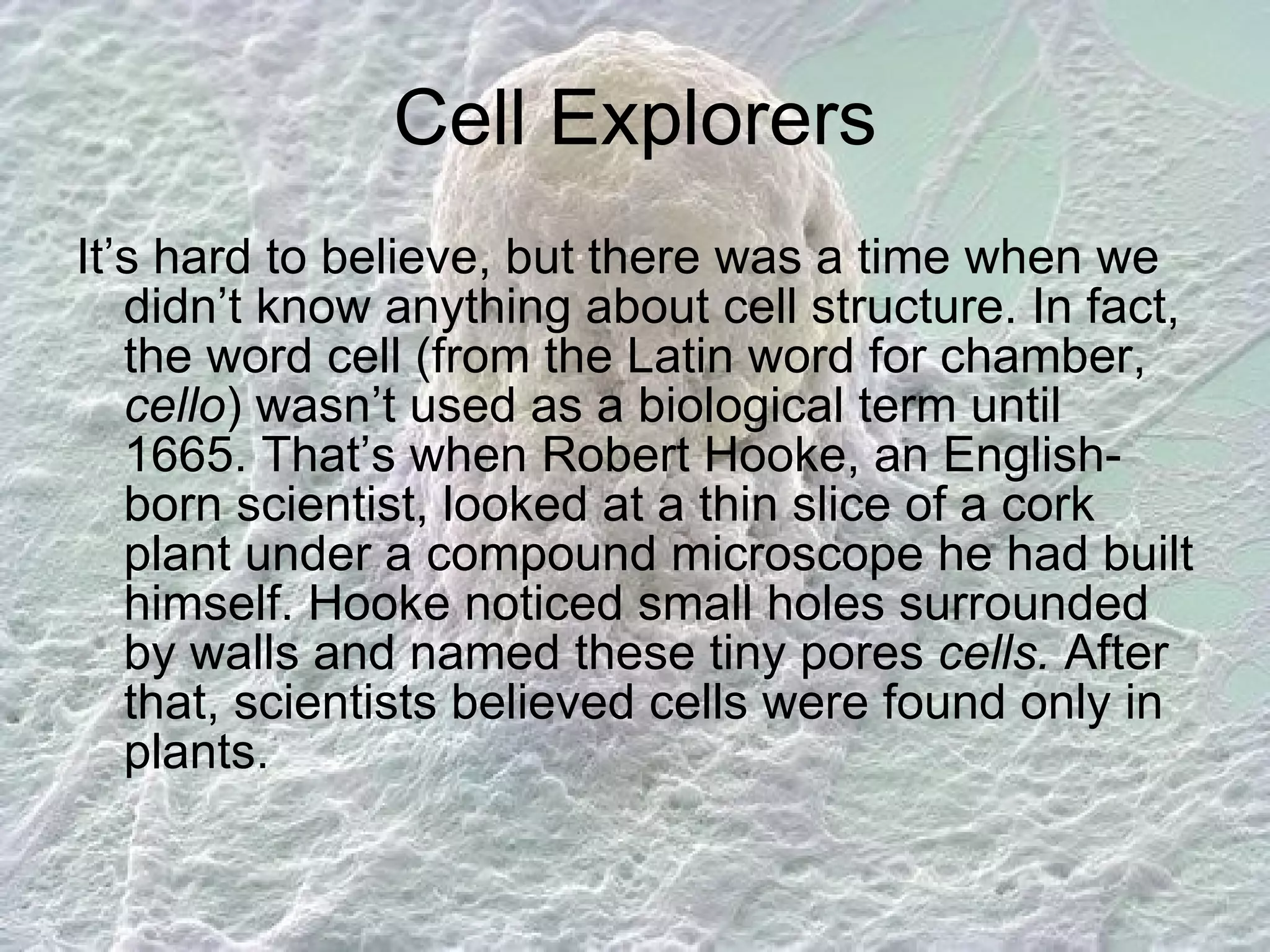 Cells 6th Grade | PPT