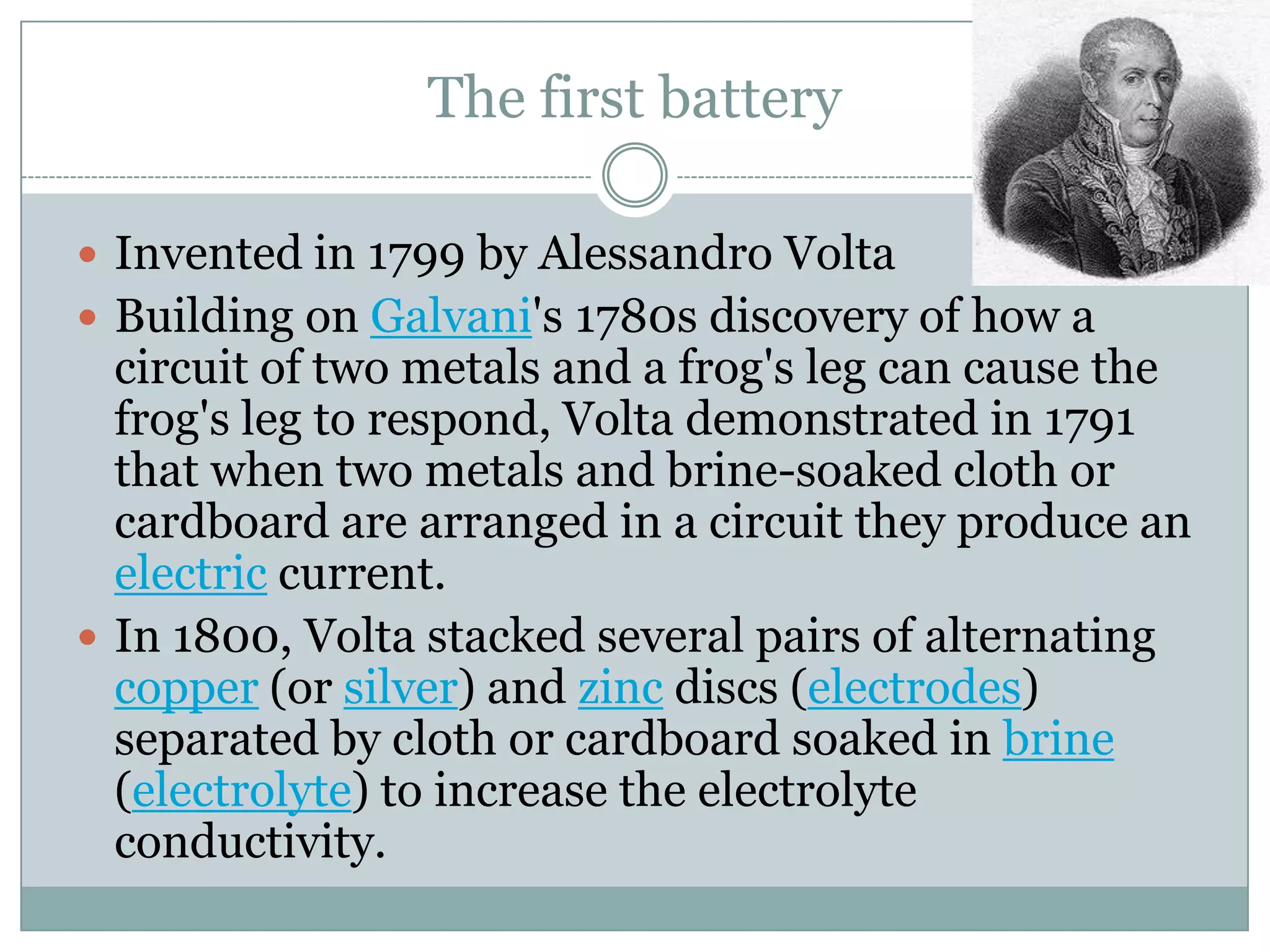 Cells and batteries | PPTX
