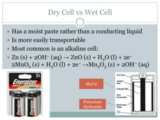Cells and batteries | PPTX