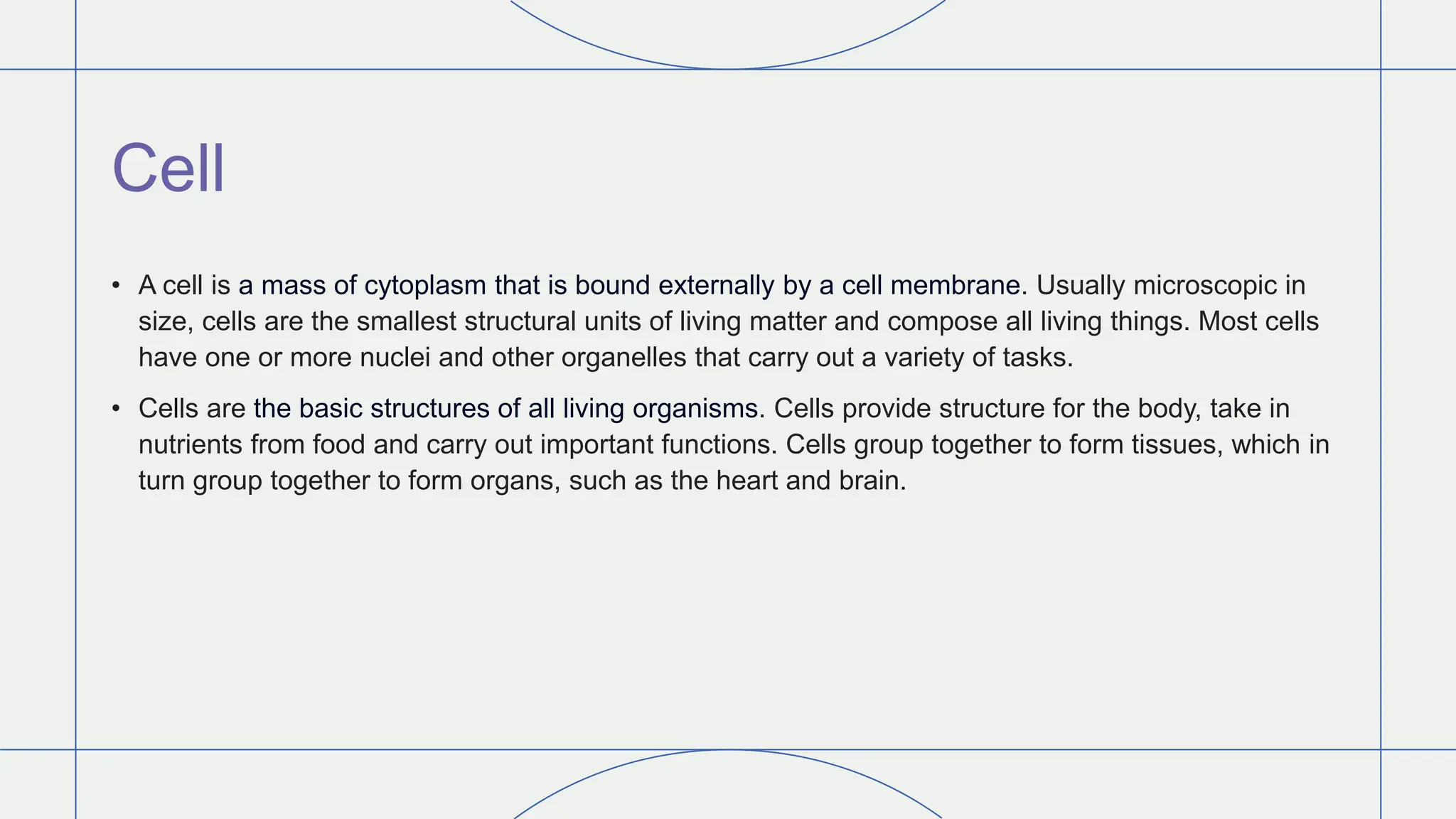 Cells (The basic unit of life) and Functions. pptx | PPTX