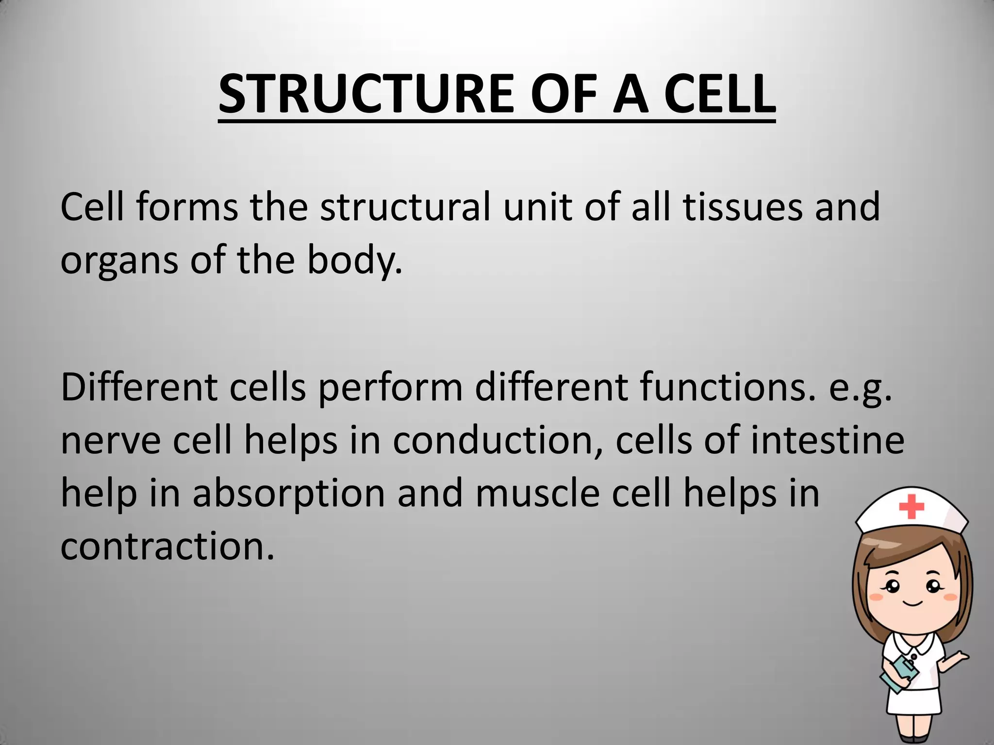 Cells and its components(Anatomy) Easy explanation | PDF