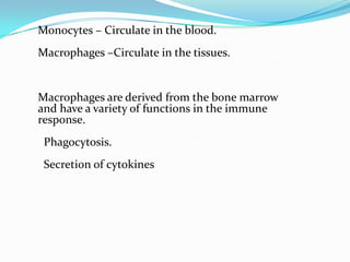 Cells and organs of the immune system | PPTX