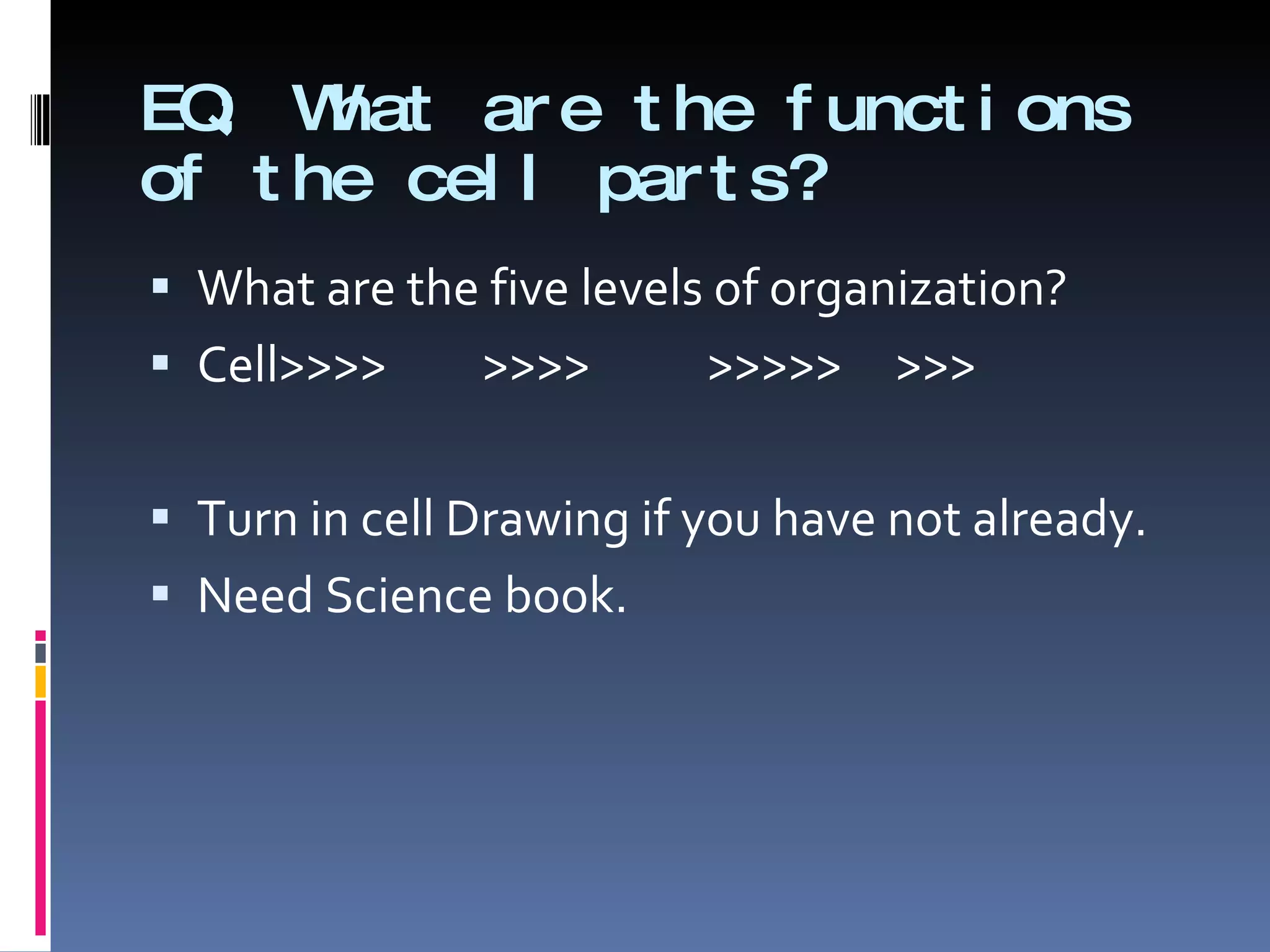 Cells Cell Parts | PPT