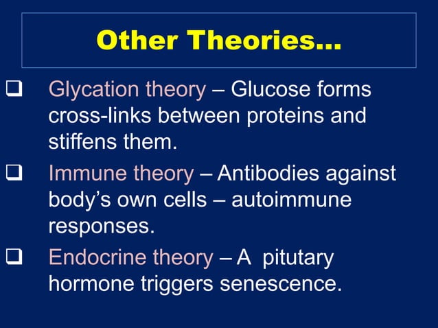 Cell senescence and Apoptosis (PCD) | PPSX