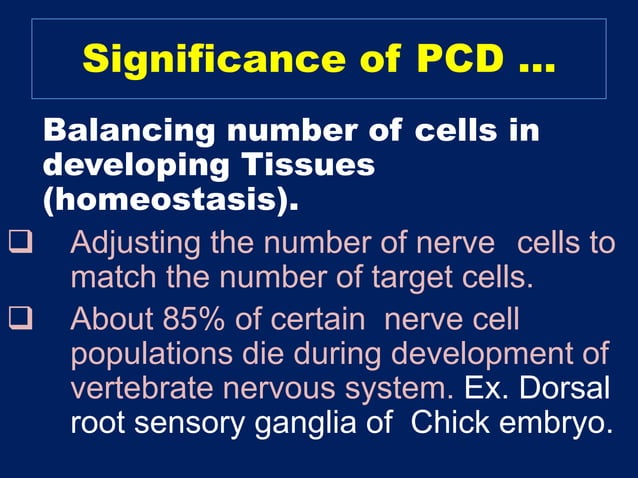 Cell senescence and Apoptosis (PCD) | PPSX