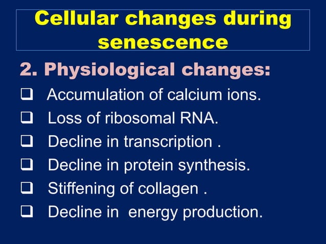 Cell senescence and Apoptosis (PCD) | PPSX
