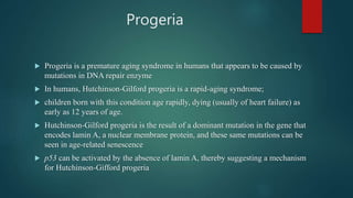 Cell senescence | PPTX