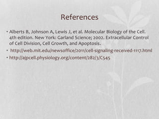 Cell signaling | PPTX