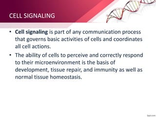 Cell signaling | PPTX