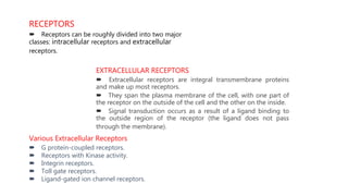 Cell signaling mechanism | PPTX