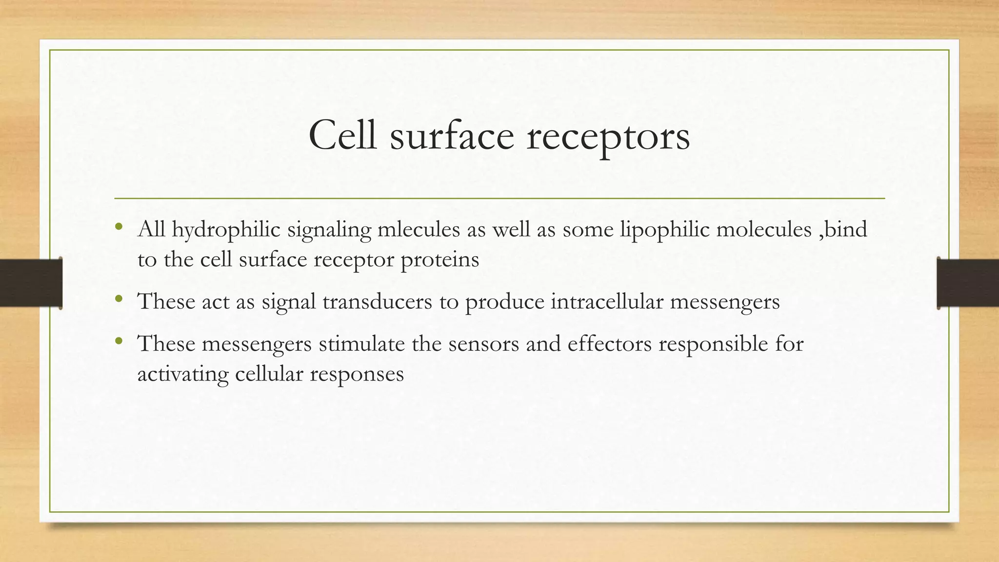 Cell signaling, cell biology | PPTX