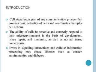 Cell signaling | PPTX