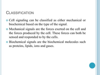 Cell signaling | PPTX