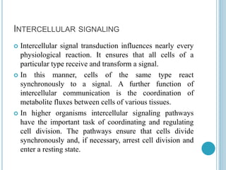 Cell signaling | PPTX