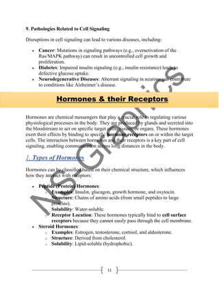 Cell Signaling Notes for B.Sc. Biotech/Botany Sem-1 | PDF