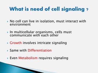 Cell signaling -_introduction[1] | PDF