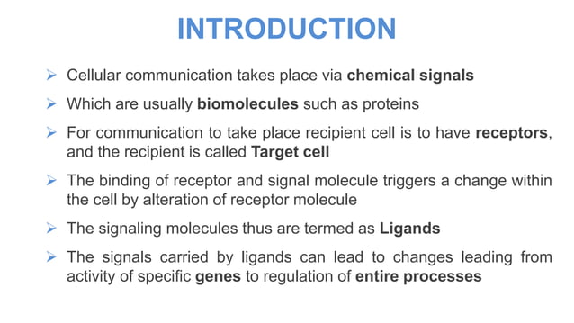 Cell signaling | PPTX