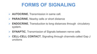 Cell signaling | PPTX