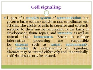 Cell signaling by ved prakash | PPT